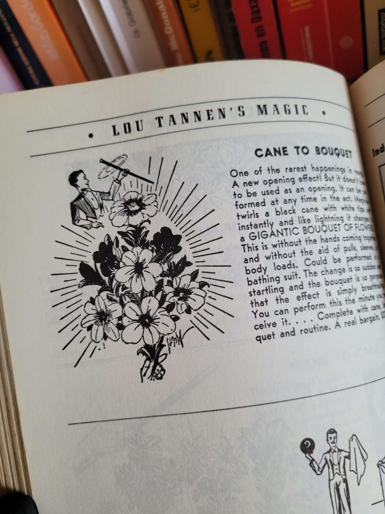 (1966) Louis Tannen magic catalog - Páginas con Historia