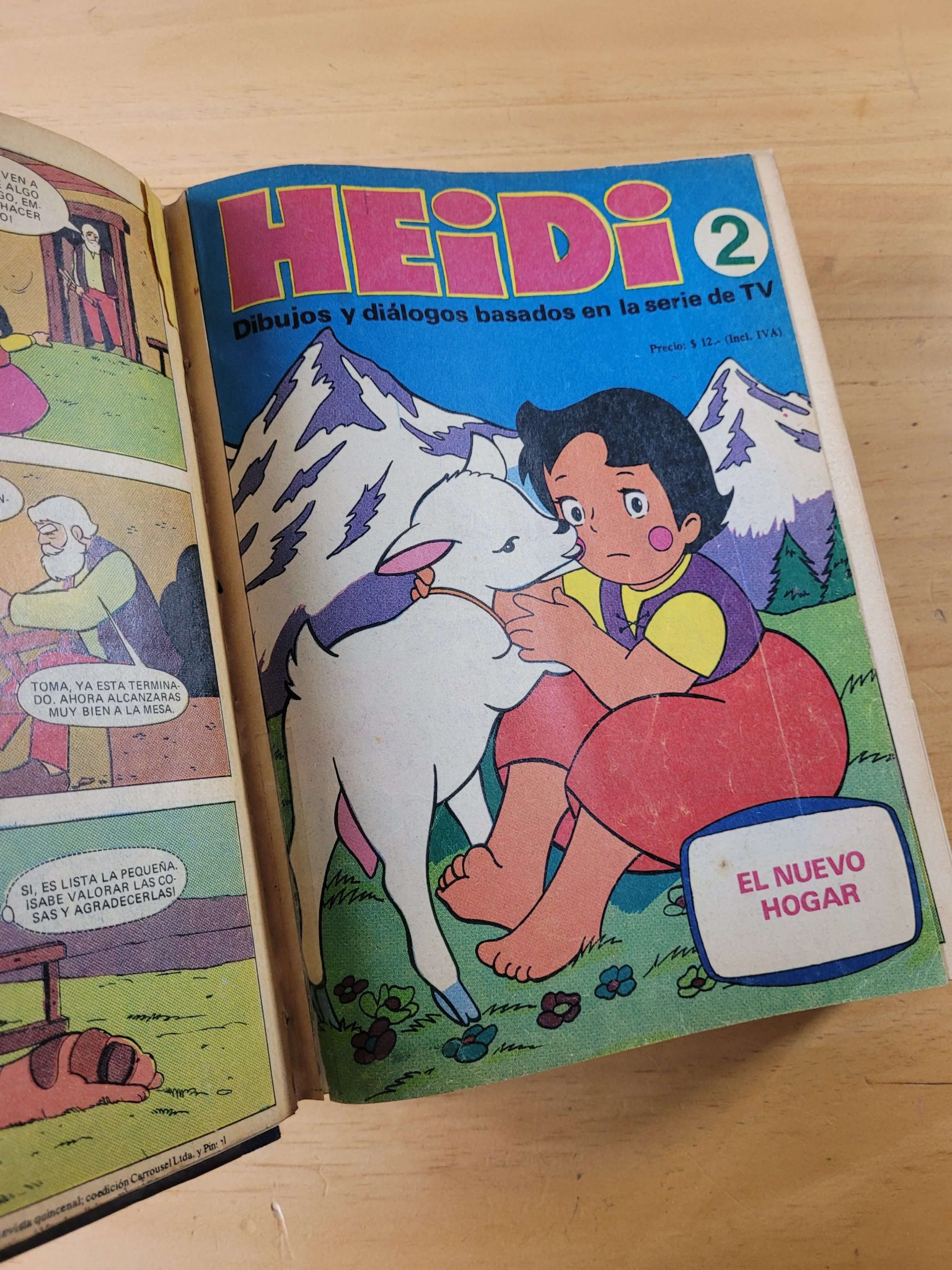 (1977) Empaste HEIDI, 1977 (25 revistas, nº1 a nº25) - Páginas con Historia