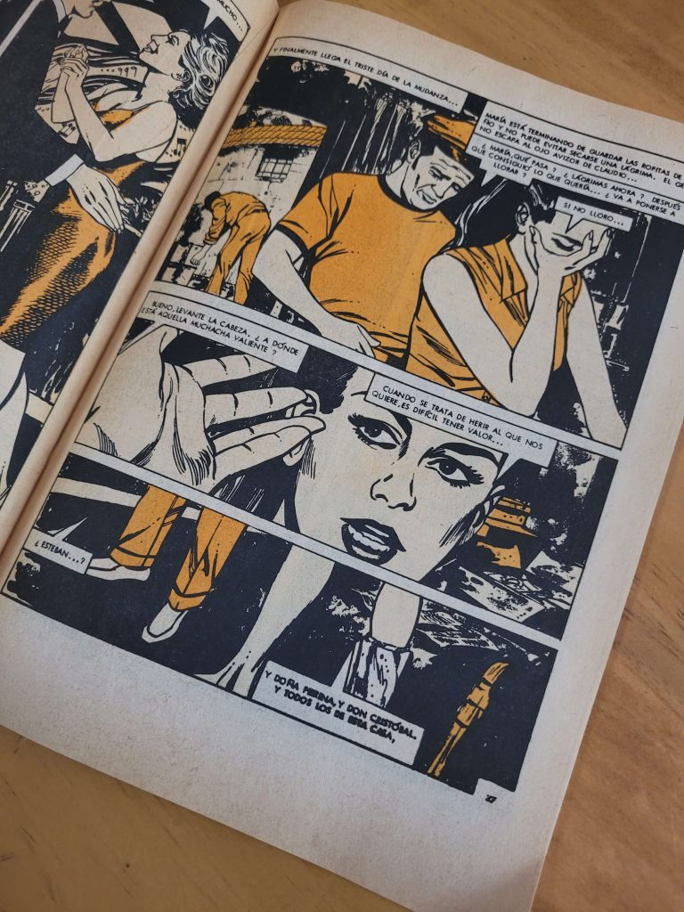 Colección revista SIMPLEMENTE MARIA, año 1972 -Números del 1 al 25- Páginas con Historia